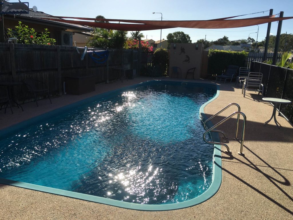 Undercover Pool BBQ and Relaxation Area | Bluewater Harbour Motel ...